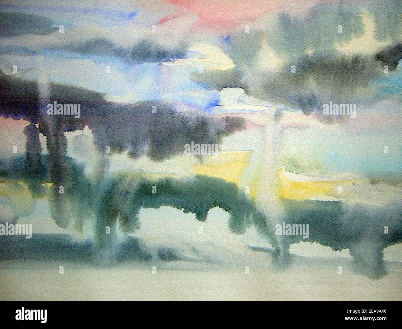 art colorful abstract watercolor painting background for design Stock ...