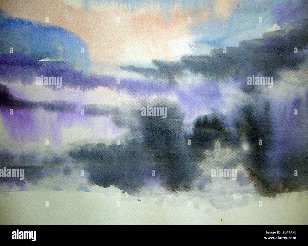 art colorful abstract watercolor painting background for design Stock ...