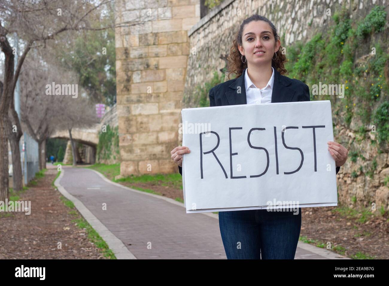 Black people resist hi-res stock photography and images - Alamy