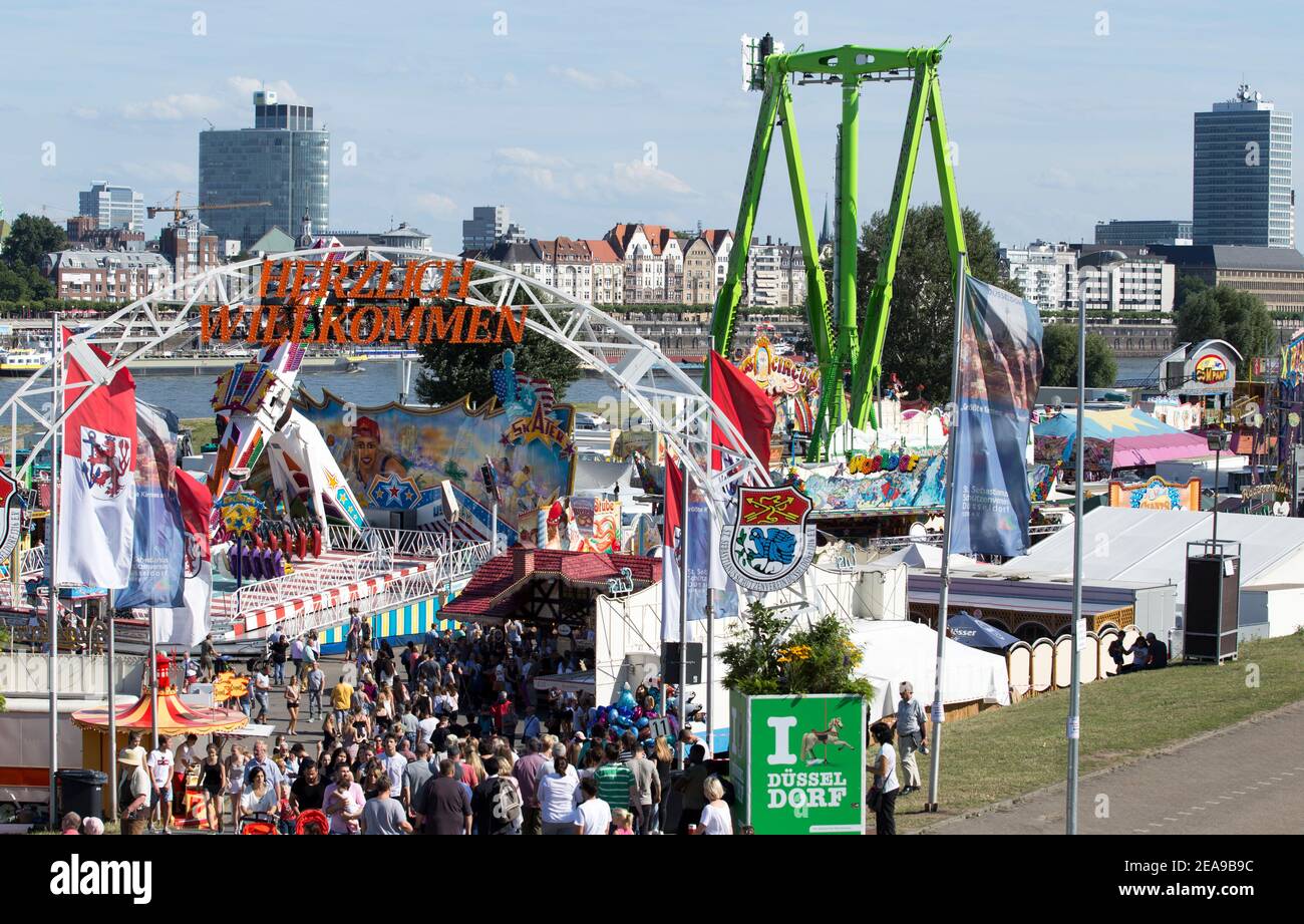 Rheinkirmes, Oberkassel, Duesseldorf Stock Photo - Alamy