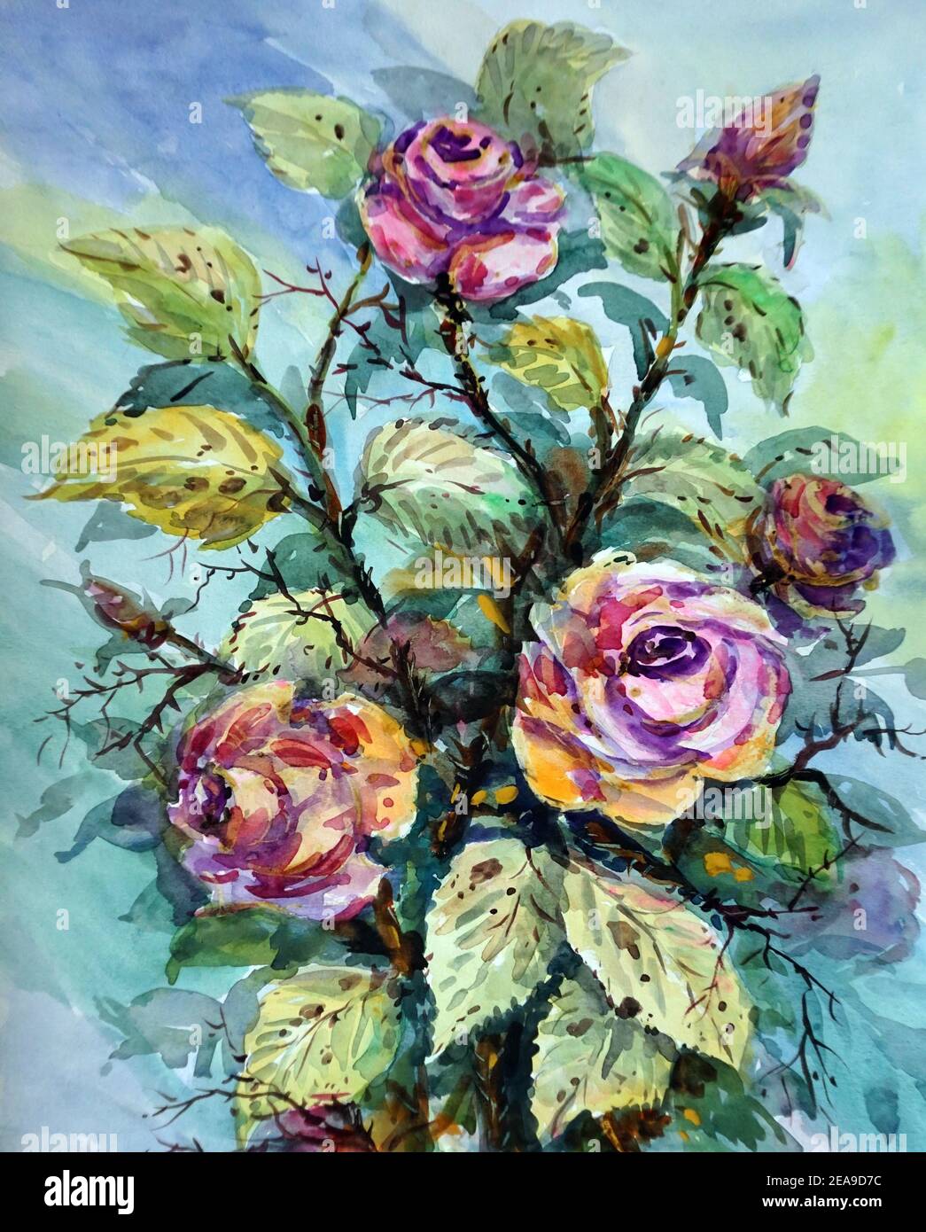 Realistic Flower Paintings