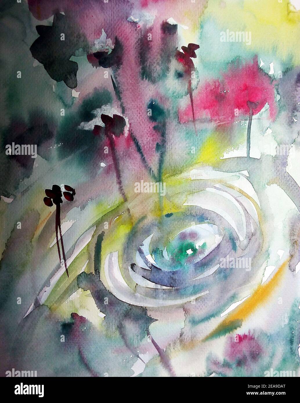 art colorful abstract watercolor painting background for design Stock ...