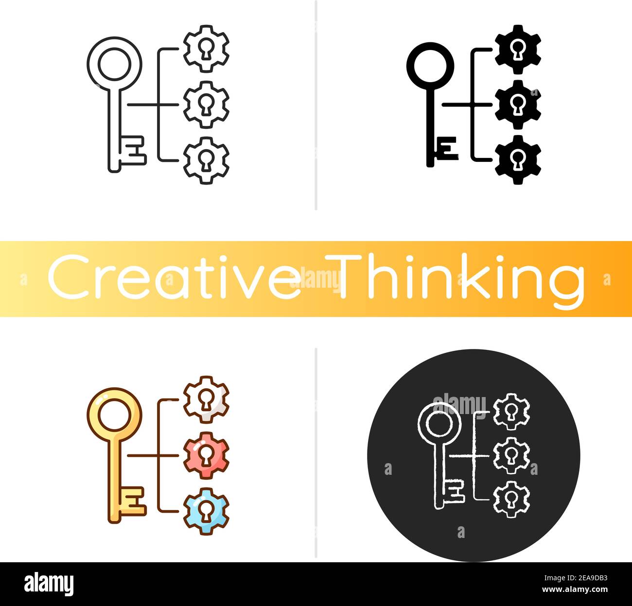 Breaking down problems icon Stock Vector Image & Art - Alamy