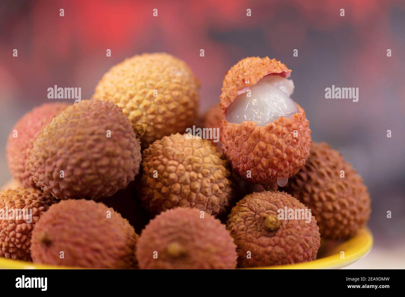 Lychee, food still-life Stock Photo - Alamy