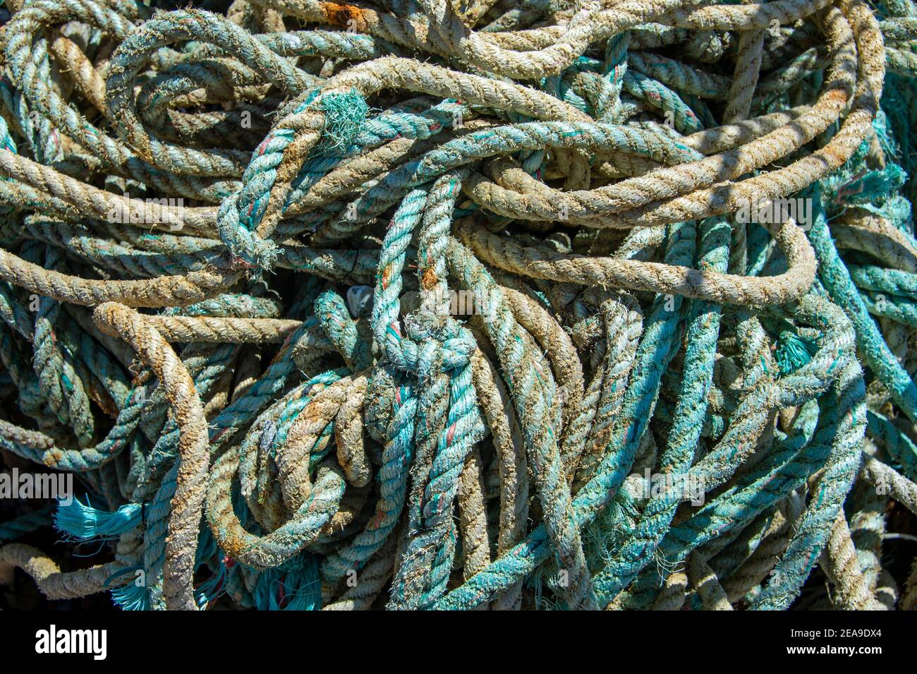 Well worn rope texture hi-res stock photography and images - Alamy
