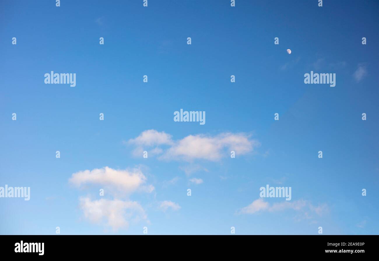 Blue sky, high resolution natural background Stock Photo - Alamy