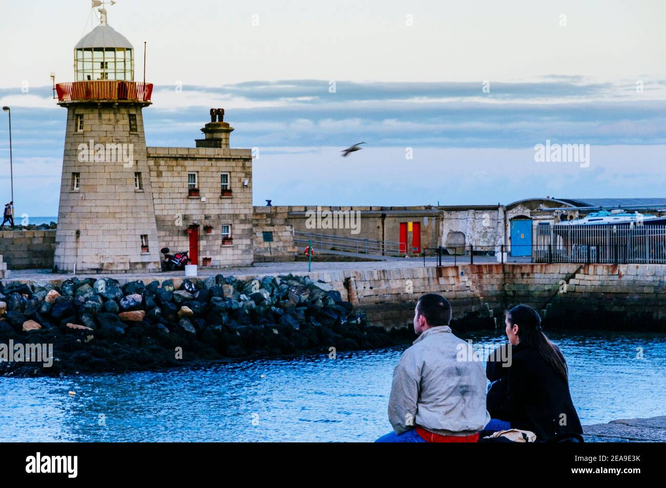 Howth Harbour Lighthouse, Howth Peninsula. Howth, County Dublin ...