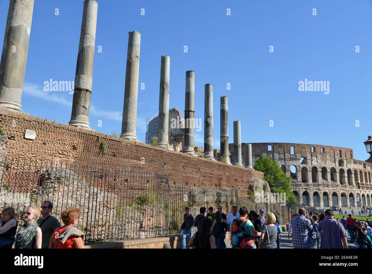 exterior of Colosseum in Rome, Italy Stock Photo - Alamy