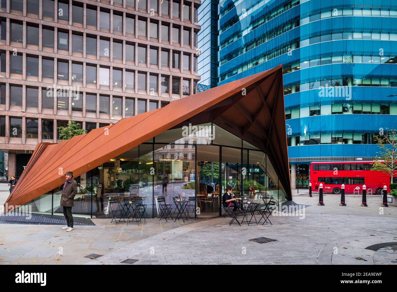 Portsoken Paviliion Aldgate Square East London. Architects: Make ...