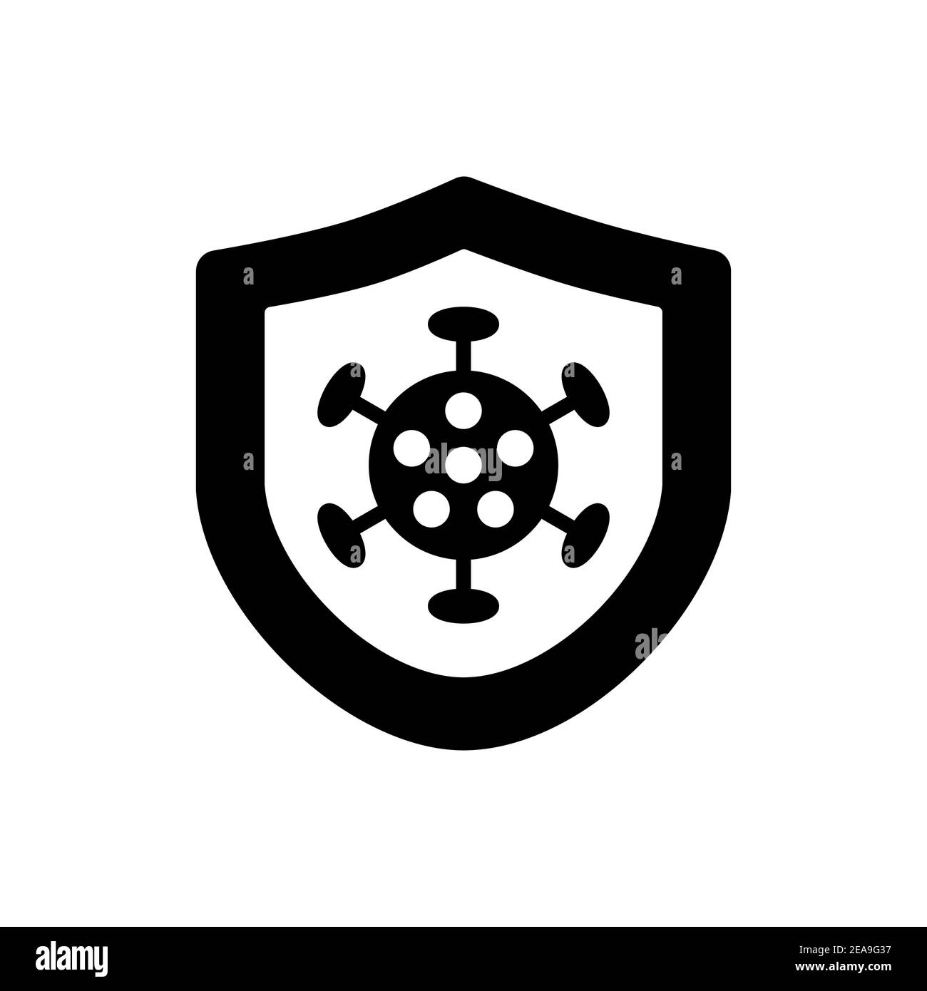 Corona virus protection vector glyph icon. Medical sign. Coronavirus ...