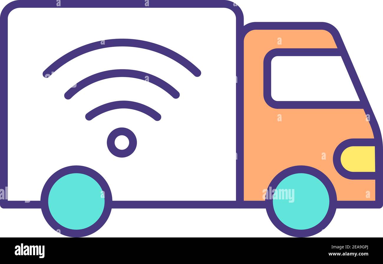 Autonomous driving car digital Cut Out Stock Images & Pictures - Alamy