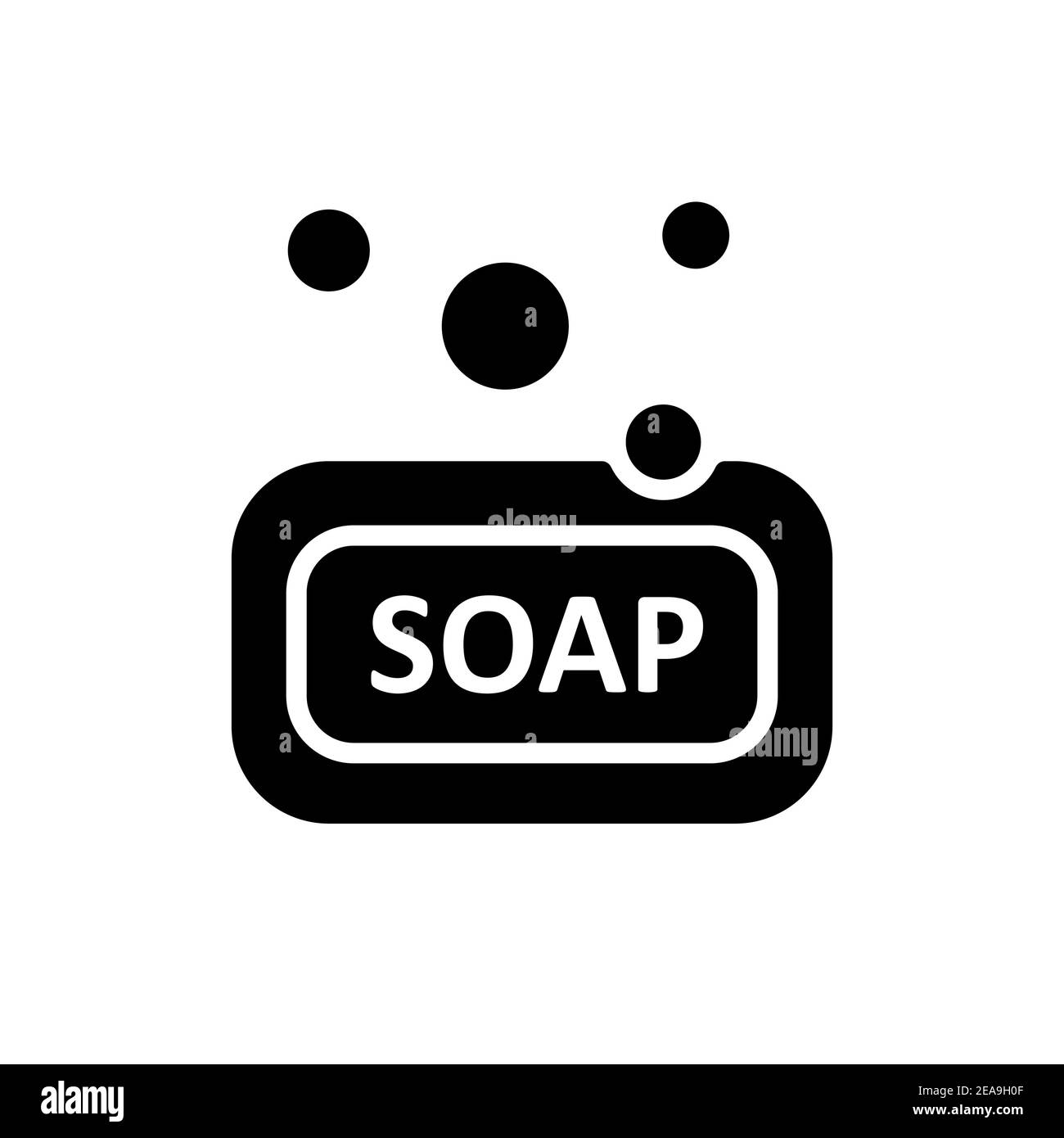 Soap vector glyph icon. Hygiene sign. Graph symbol for medical and ...