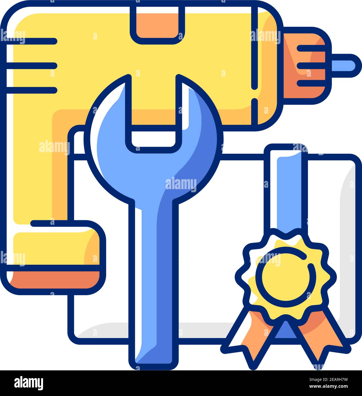 DIY workshop RGB color icon Stock Vector Image & Art - Alamy