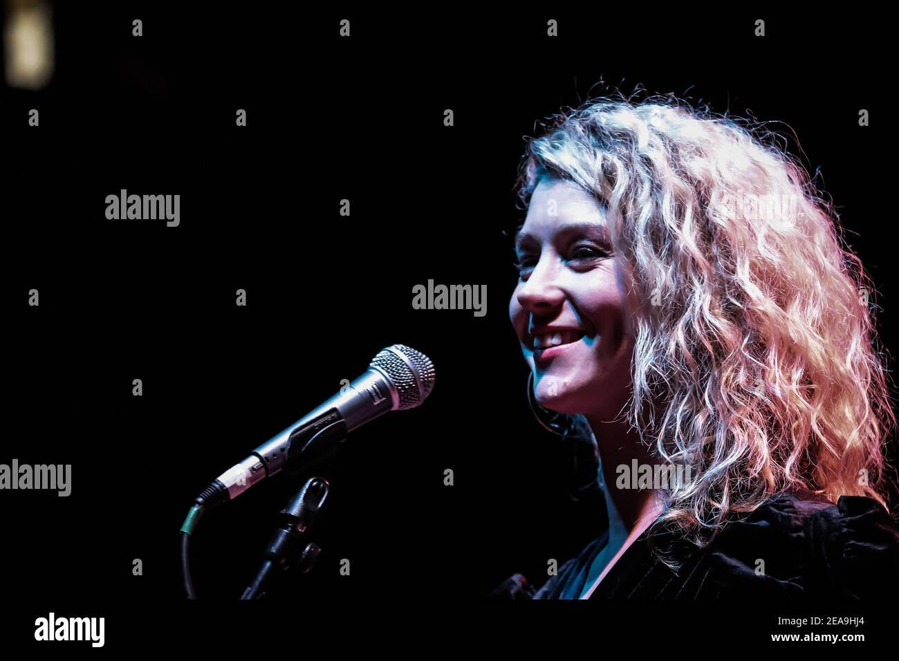 Beth Rowley and her band on stage at the O2 Shepherds Bush Empire ...
