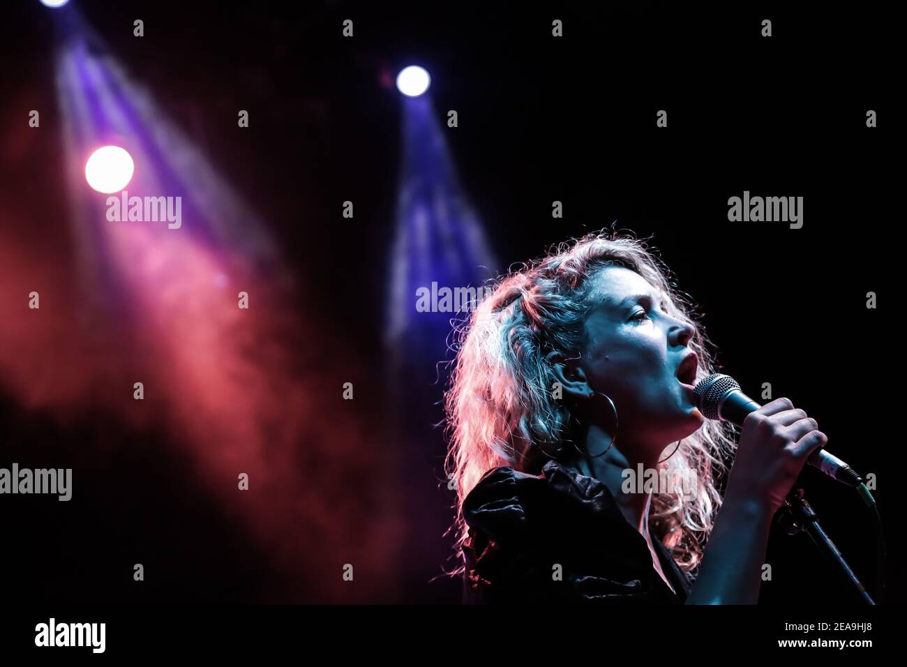 Beth Rowley and her band on stage at the O2 Shepherds Bush Empire ...