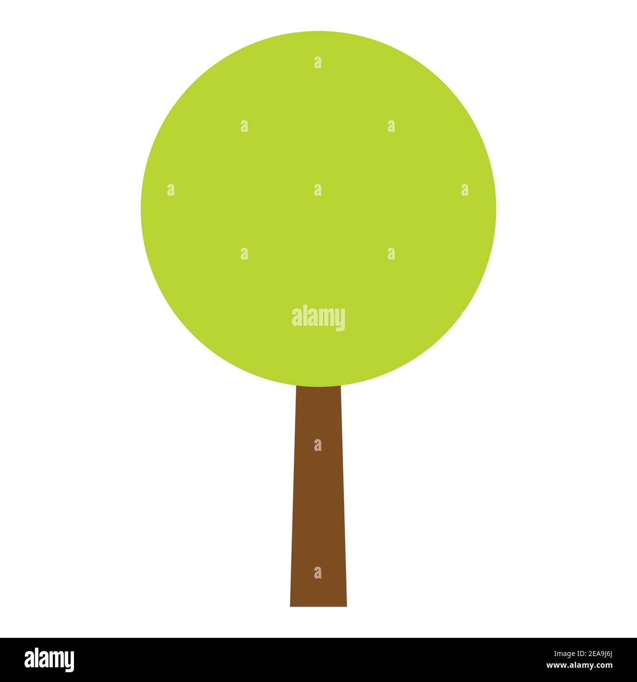 Tree icon. Forest vector symbol. Flat web sign on white background ...