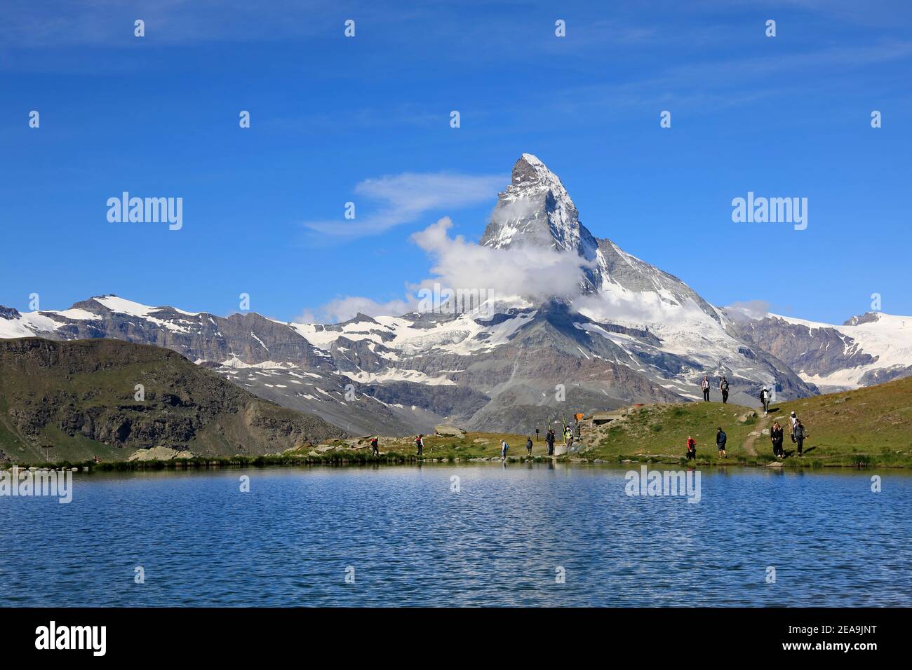 View to the beautiful Matterhorn mountain, Zermatt, Switzerland 2020 ...