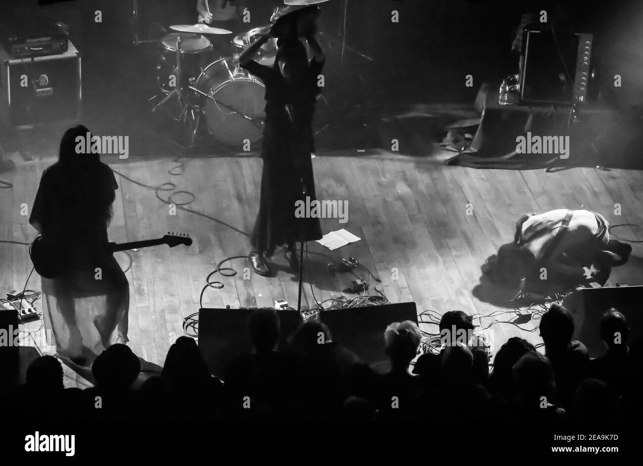 Japanese acid-punk band Bo Ningen live on stage at the Scala, London on ...