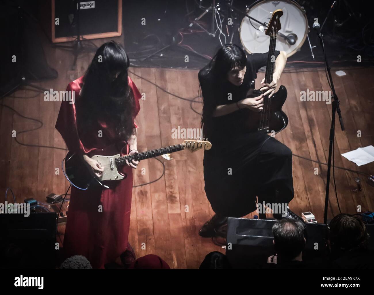 Japanese acid-punk band Bo Ningen live on stage at the Scala, London on ...