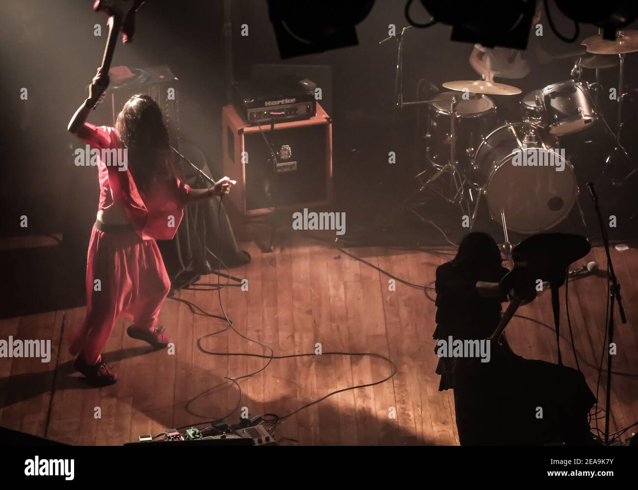 Japanese acid-punk band Bo Ningen live on stage at the Scala, London on ...