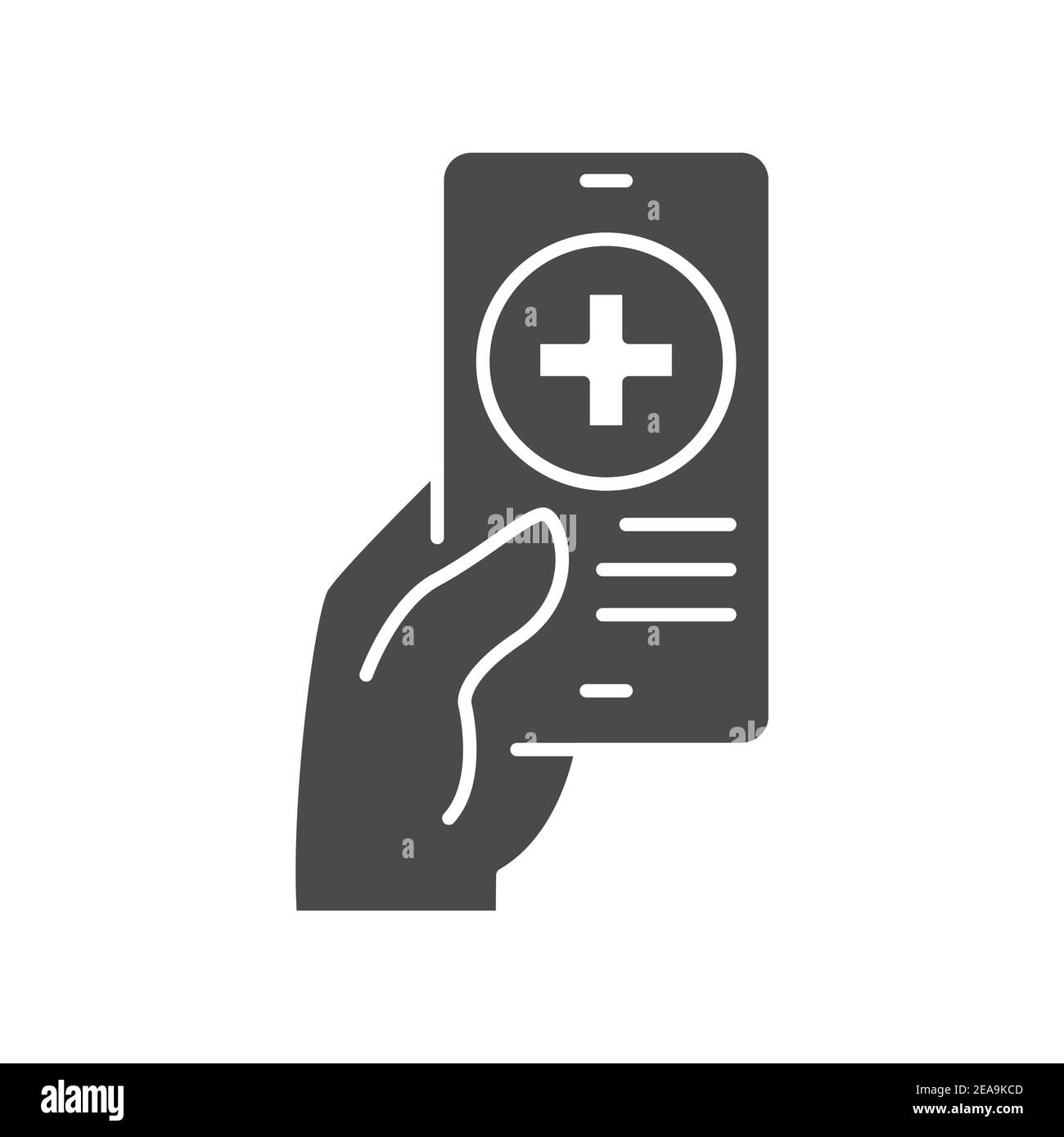 Online doctor app line color icon. Sign for web page, mobile app ...