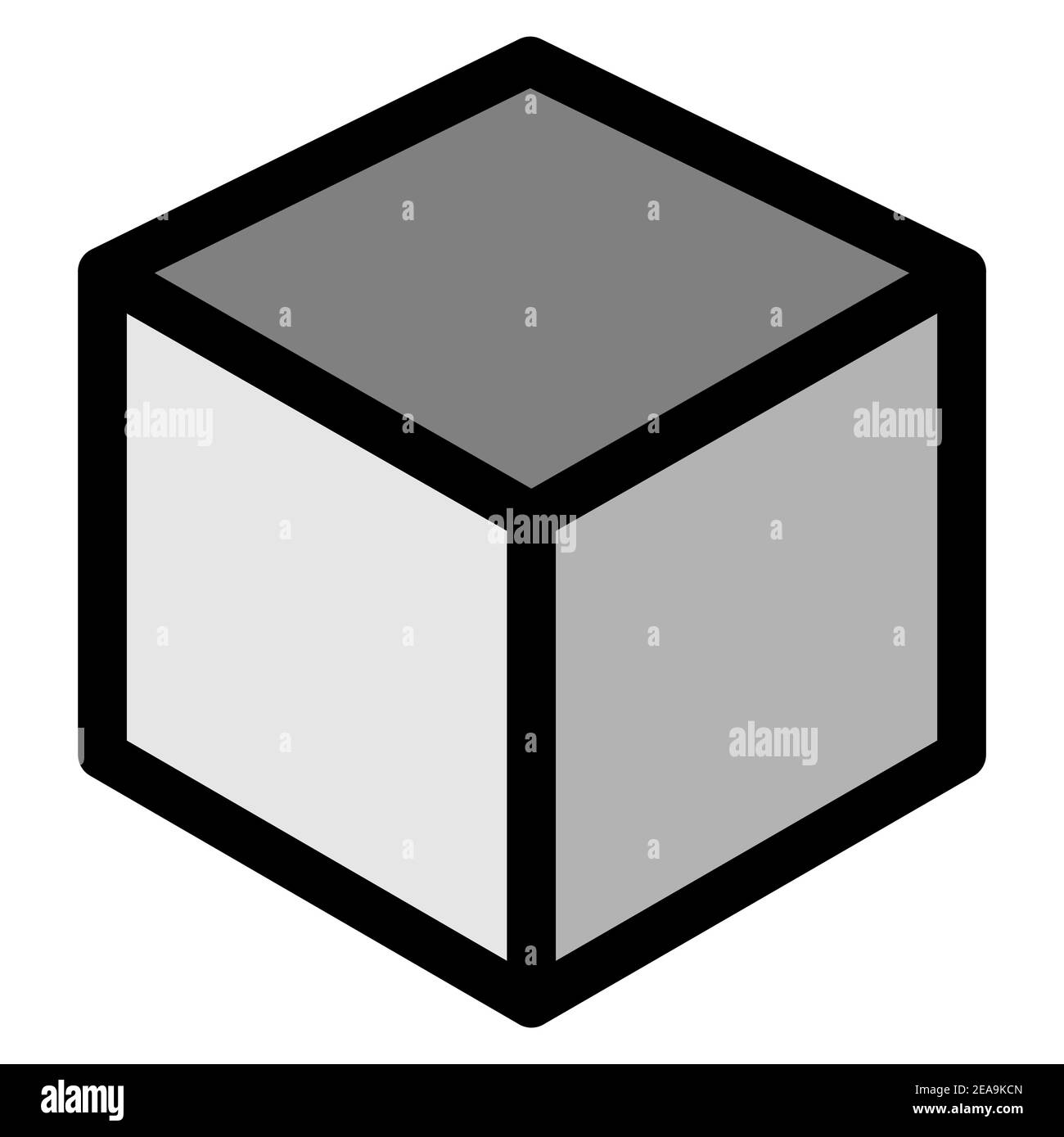 Cube icon graphic design vector, symbol modern isolated illustration ...