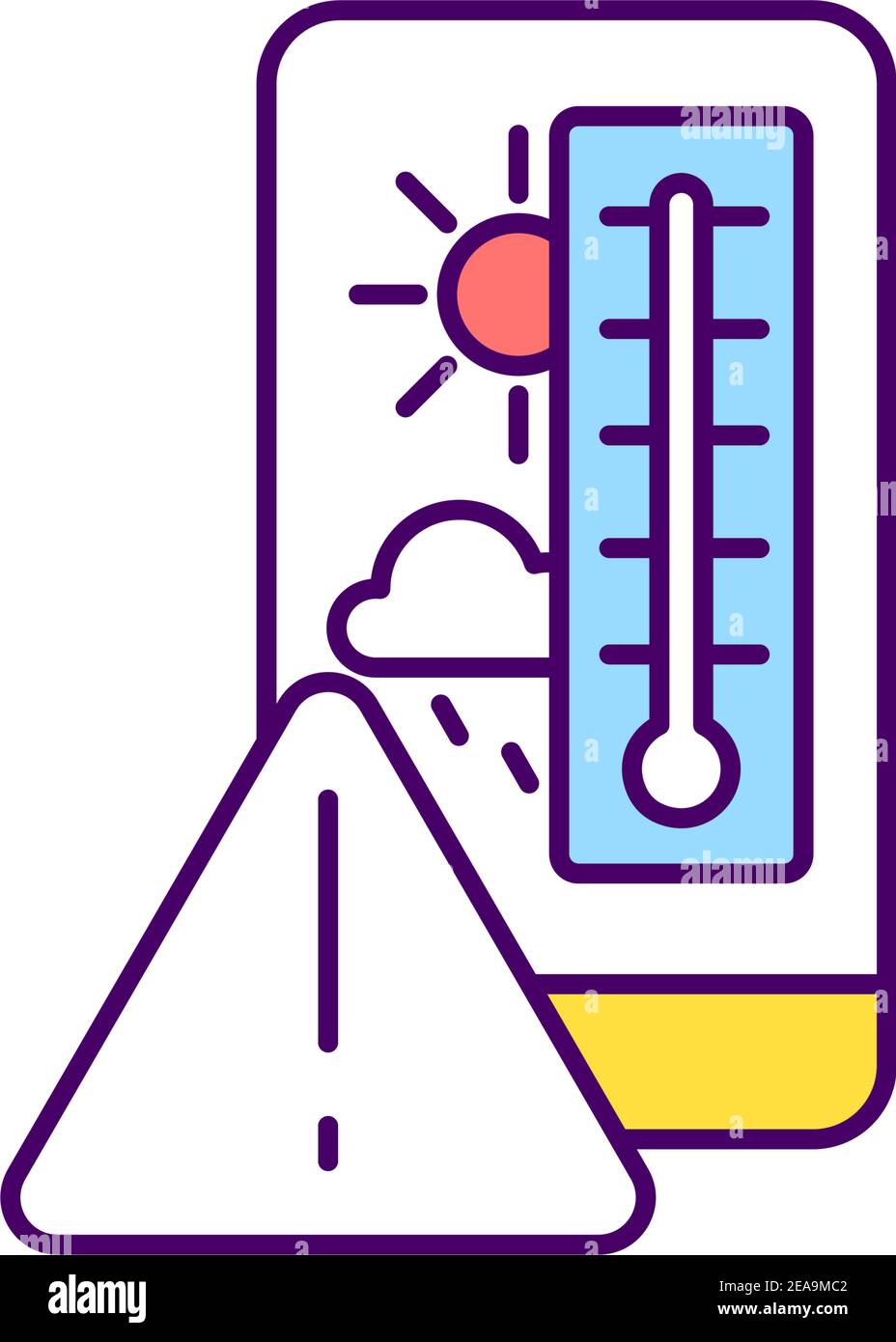 Extreme weather temperatures Stock Vector Images - Alamy