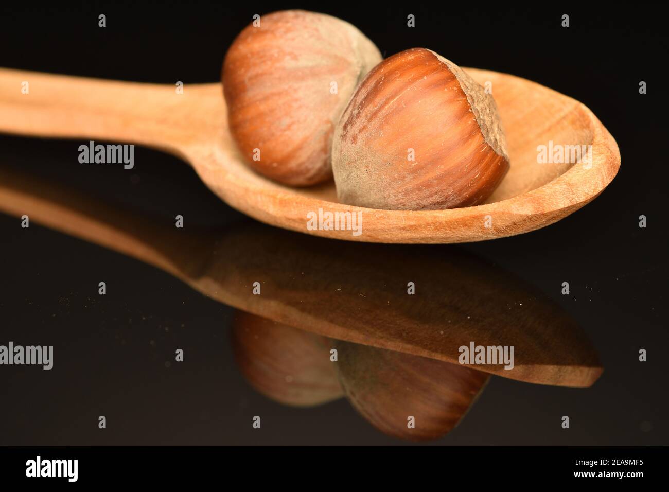 Broken hazelnuts hi-res stock photography and images - Alamy