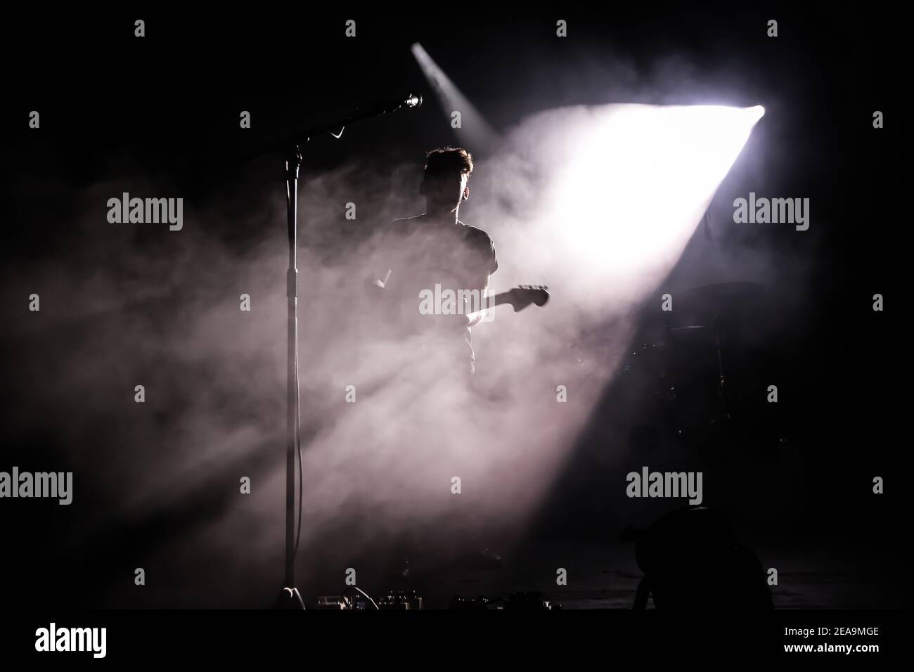 Local Natives live on stage at the Brixton Academy O2 Stock Photo - Alamy