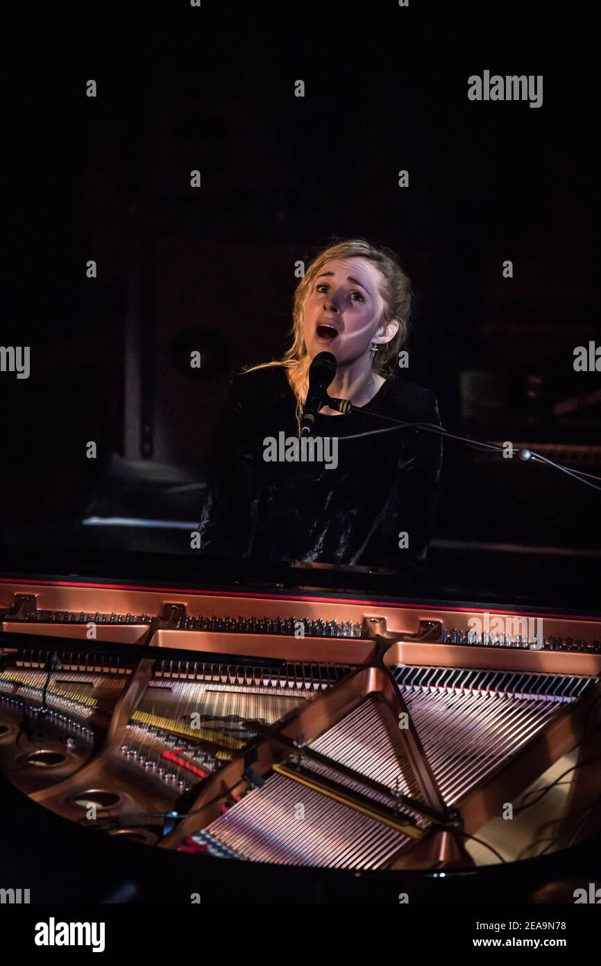 Agnes Obel live on stage at London's Union Chapel Stock Photo - Alamy