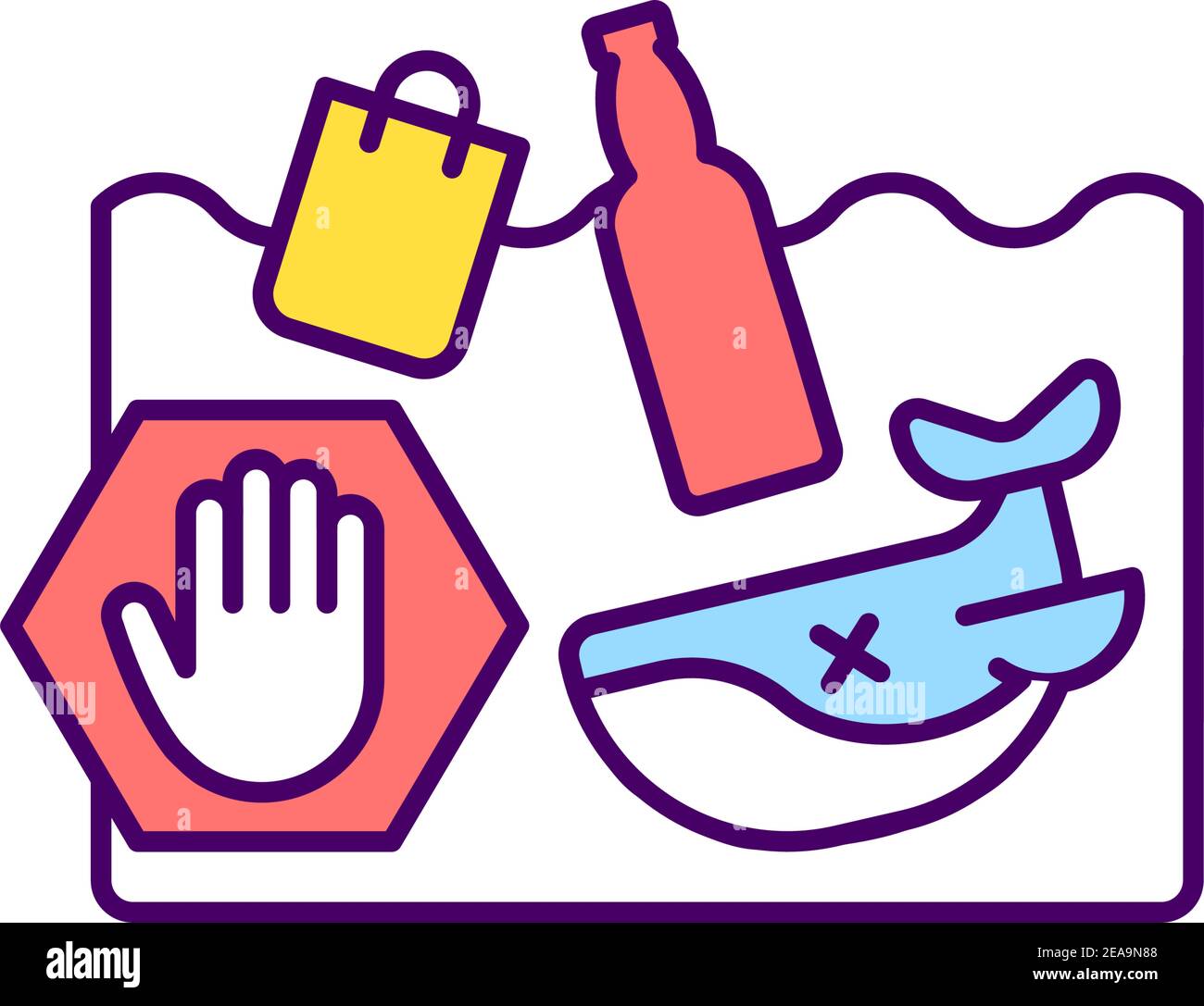 Ocean pollution prevention RGB color icon Stock Vector Image & Art - Alamy Ocean pollution prevention RGB color icon Stock Vector Image & Art - Alamy