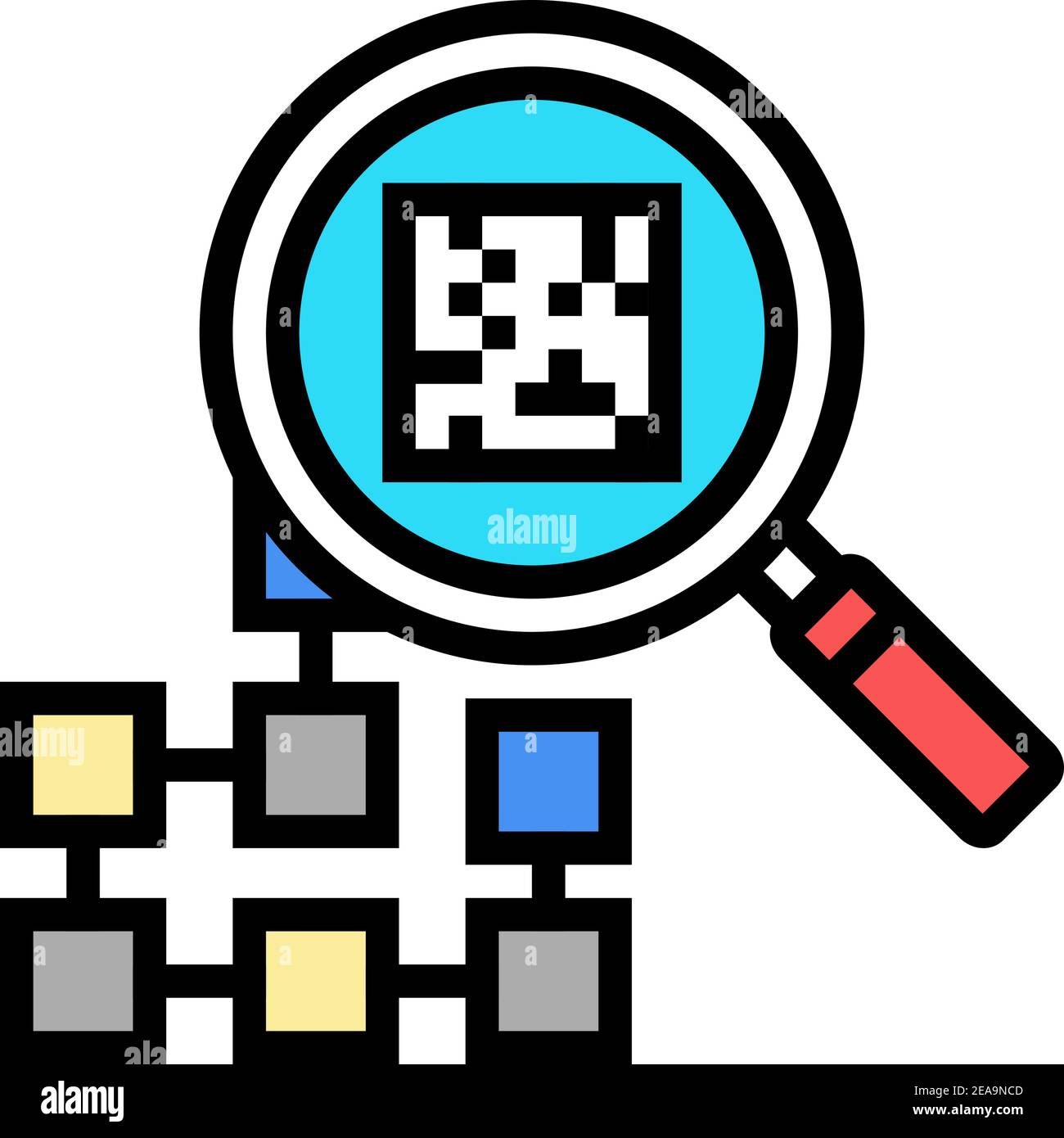research neural network color icon vector illustration Stock Vector ... research neural network color icon vector illustration Stock Vector ...