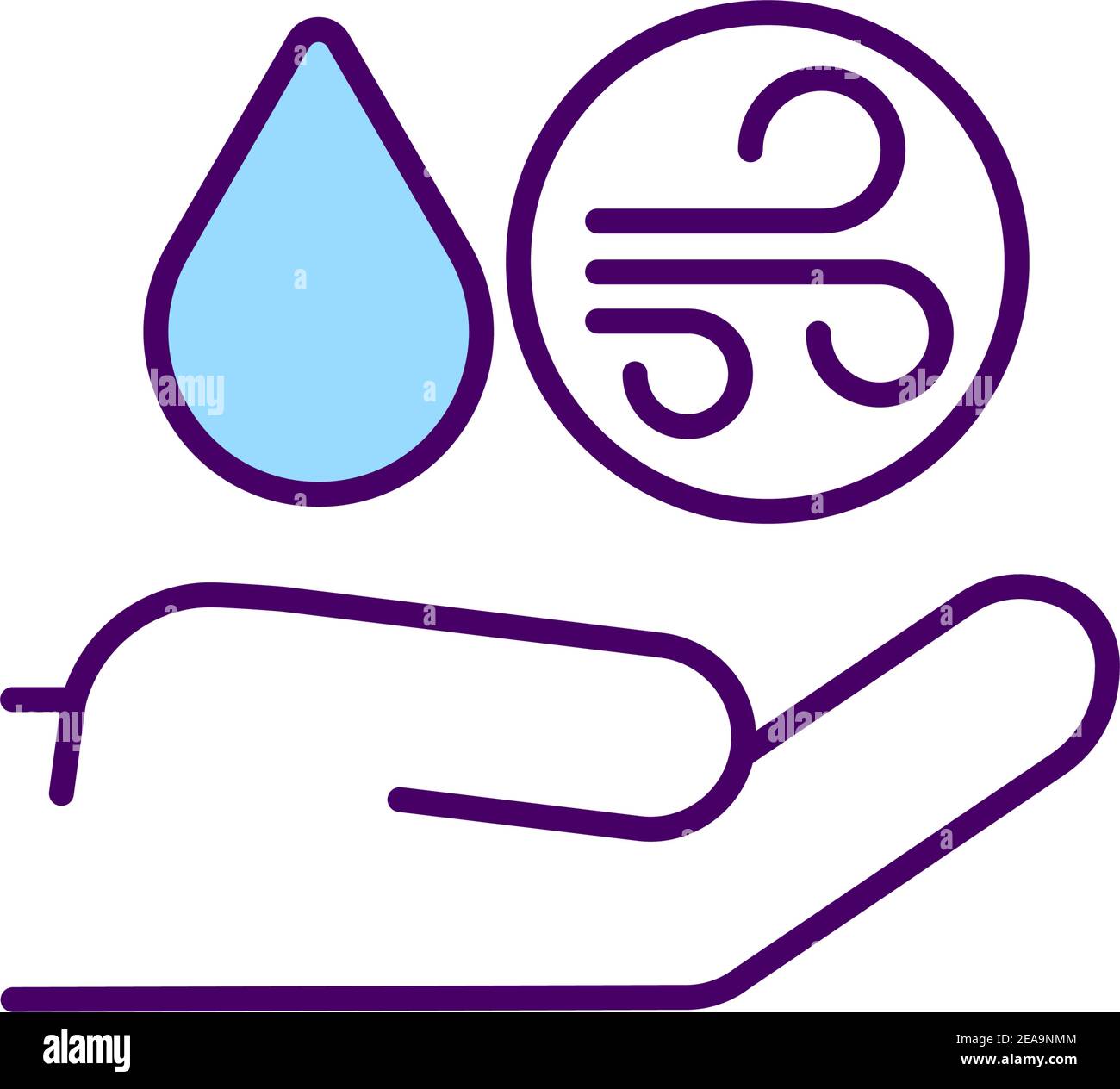 Environment protection color line Stock Vector Images - Alamy