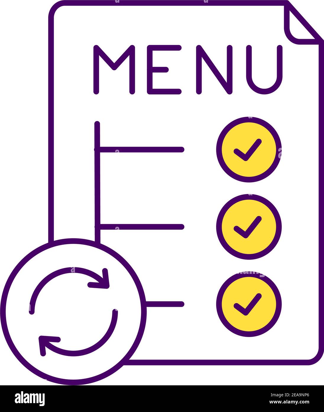 Menu optimization RGB color icon Stock Vector Image & Art - Alamy Menu optimization RGB color icon Stock Vector Image & Art - Alamy