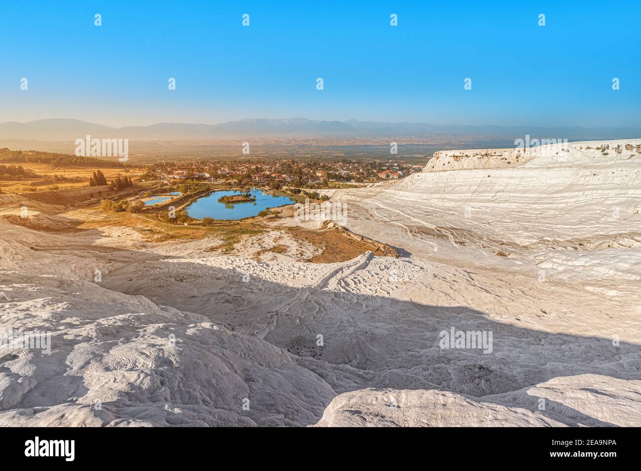 One of the main tourist attractions in Turkey is the travertines and ...