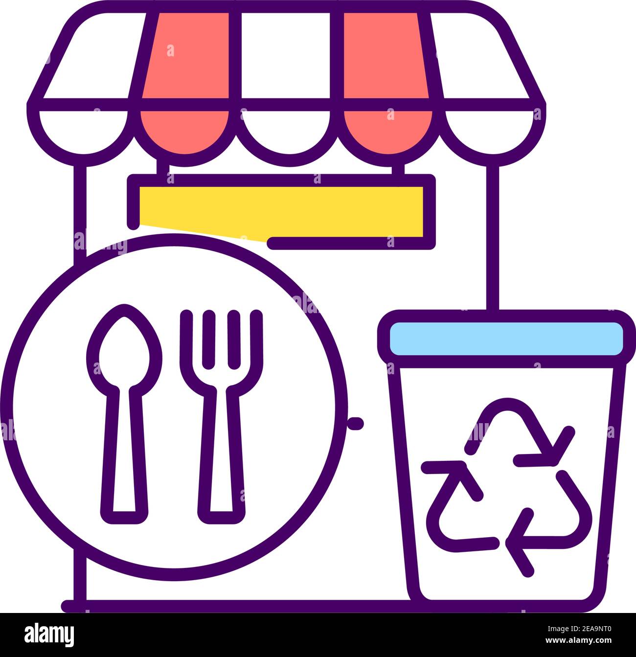 Conscious waste management Cut Out Stock Images & Pictures - Alamy