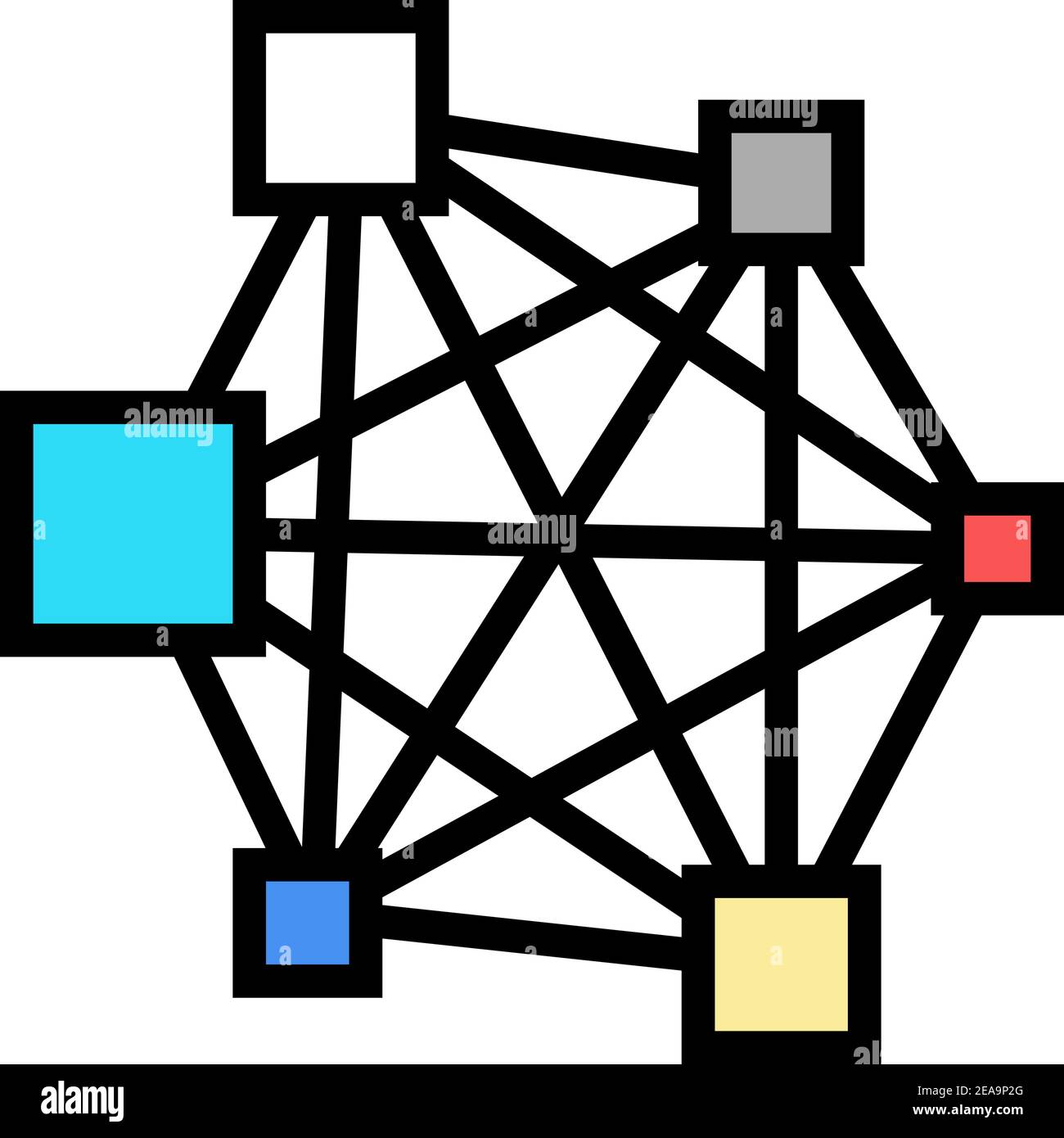 neural network color icon vector illustration Stock Vector Image & Art ... neural network color icon vector illustration Stock Vector Image & Art ...