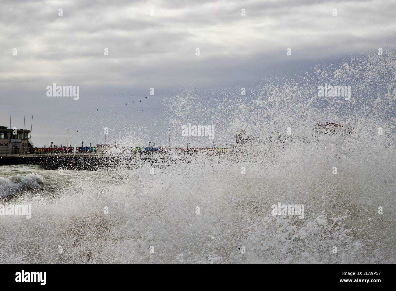 Empty winter seascape worthing hi-res stock photography and images - Alamy