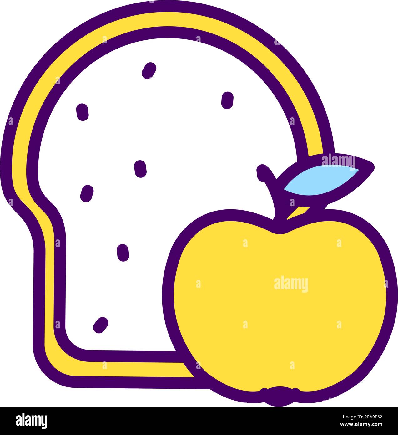 Healthy eating RGB color icon Stock Vector Image & Art - Alamy