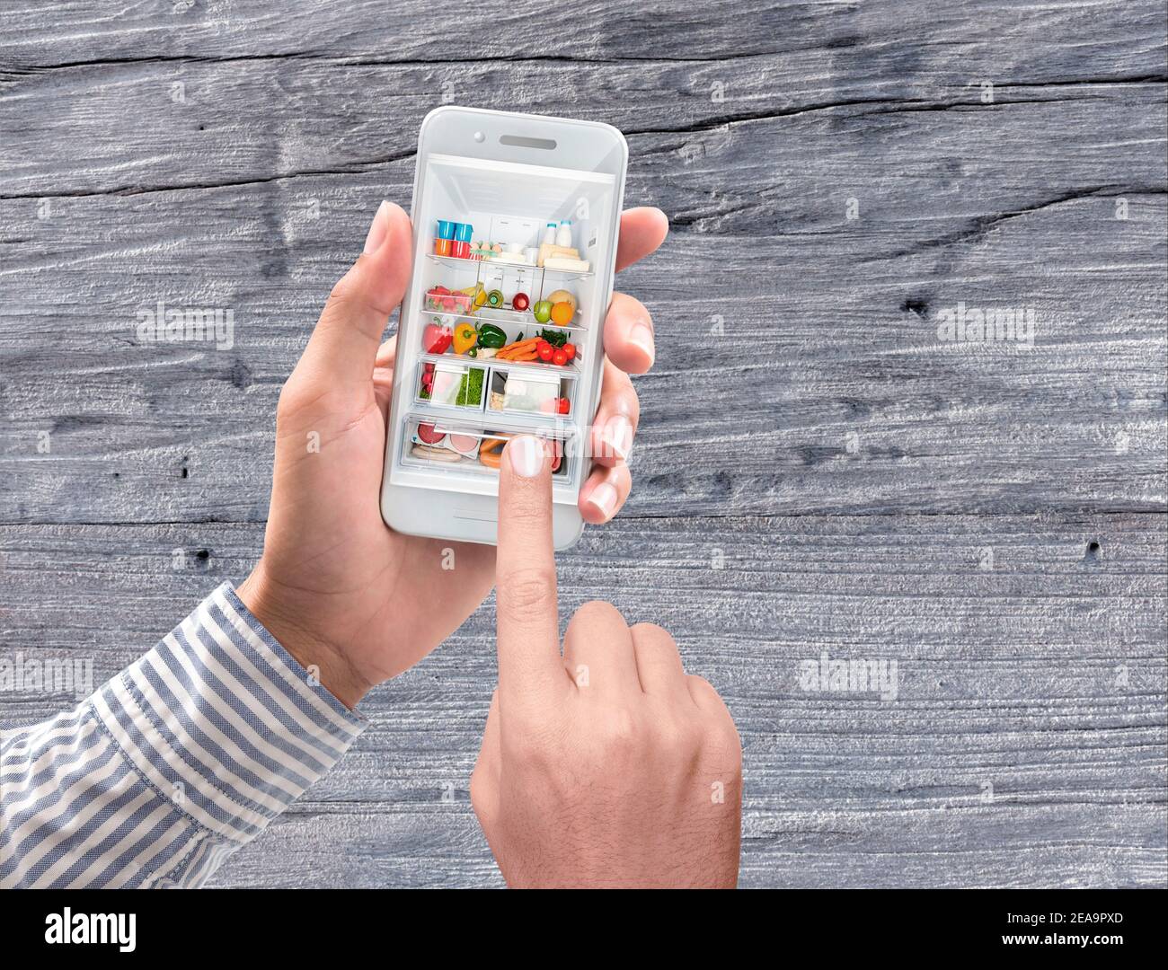 Checking smartphone cell phones hi-res stock photography and images - Alamy
