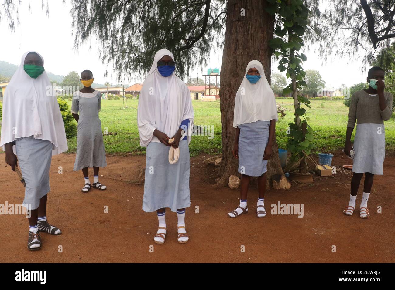 School children from Iseyin District Grammar School observe social ...