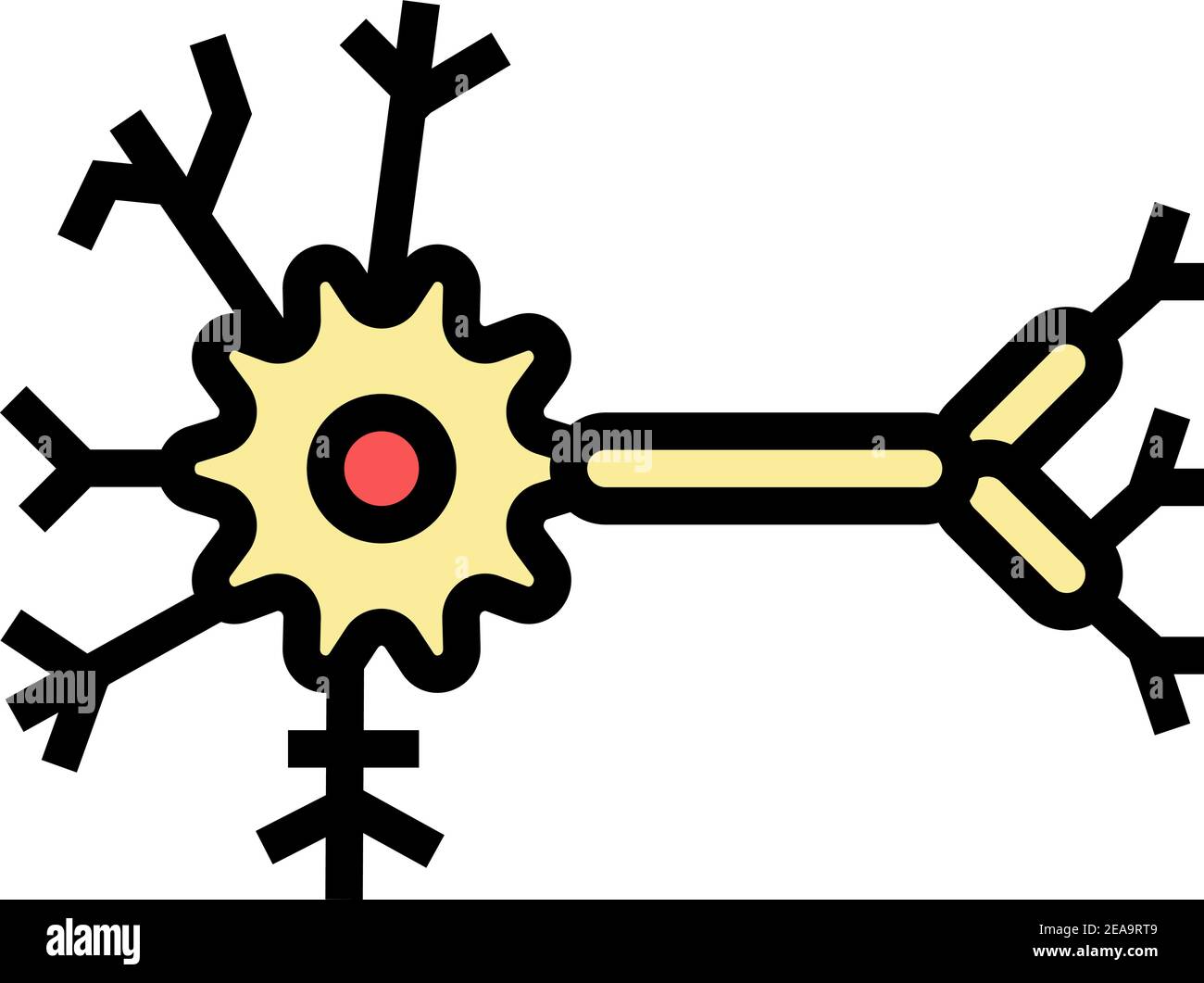 biological model neural network color icon vector illustration Stock ... biological model neural network color icon vector illustration Stock ...