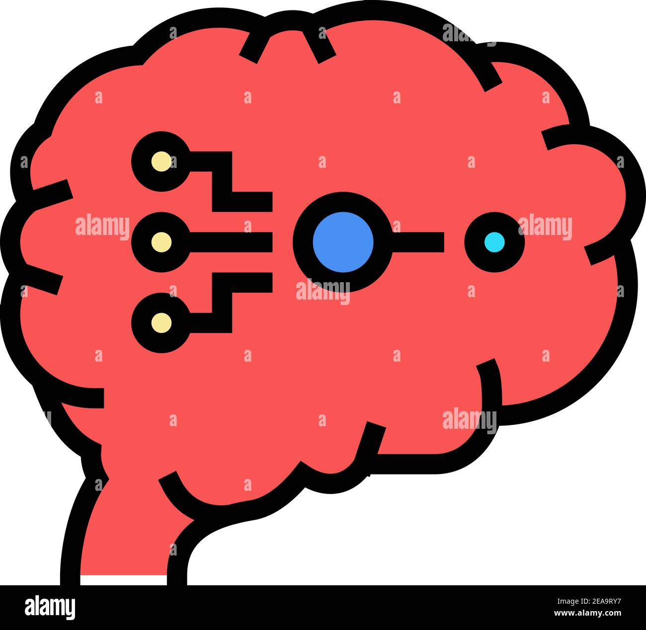 biological neural network color icon vector illustration Stock Vector ... biological neural network color icon vector illustration Stock Vector ...