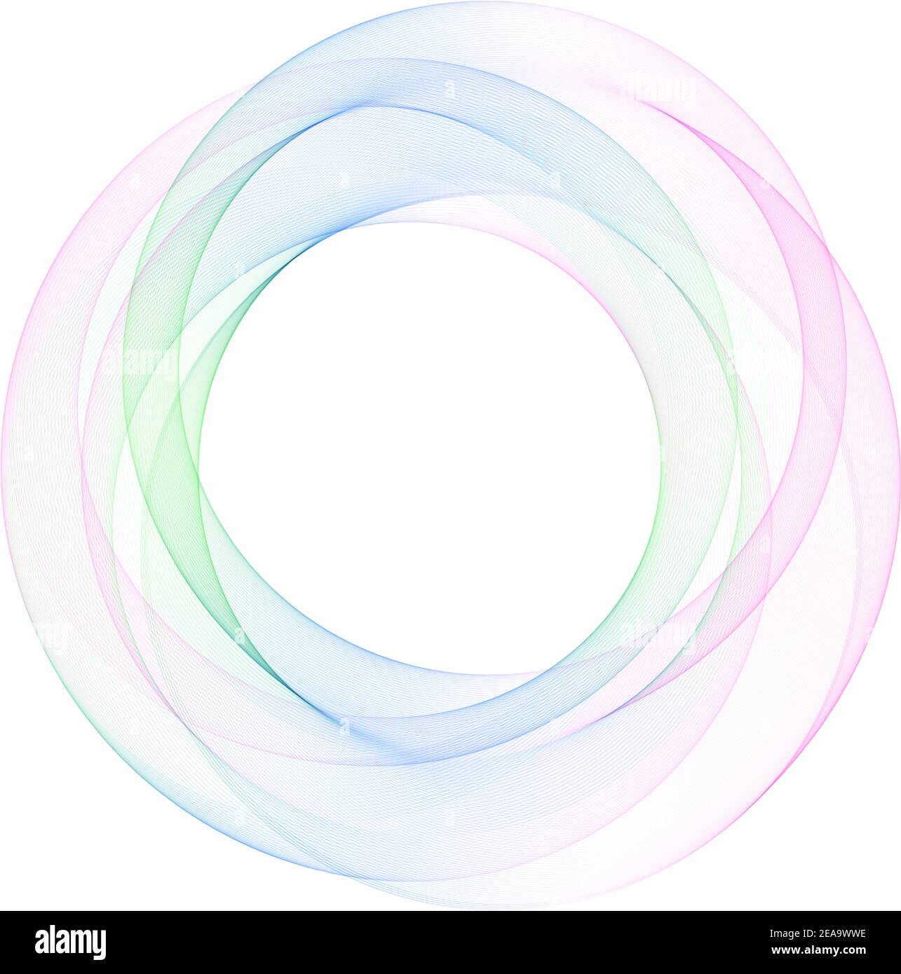 Abstract swirl energy circle Multicolored element design wave Stock ...