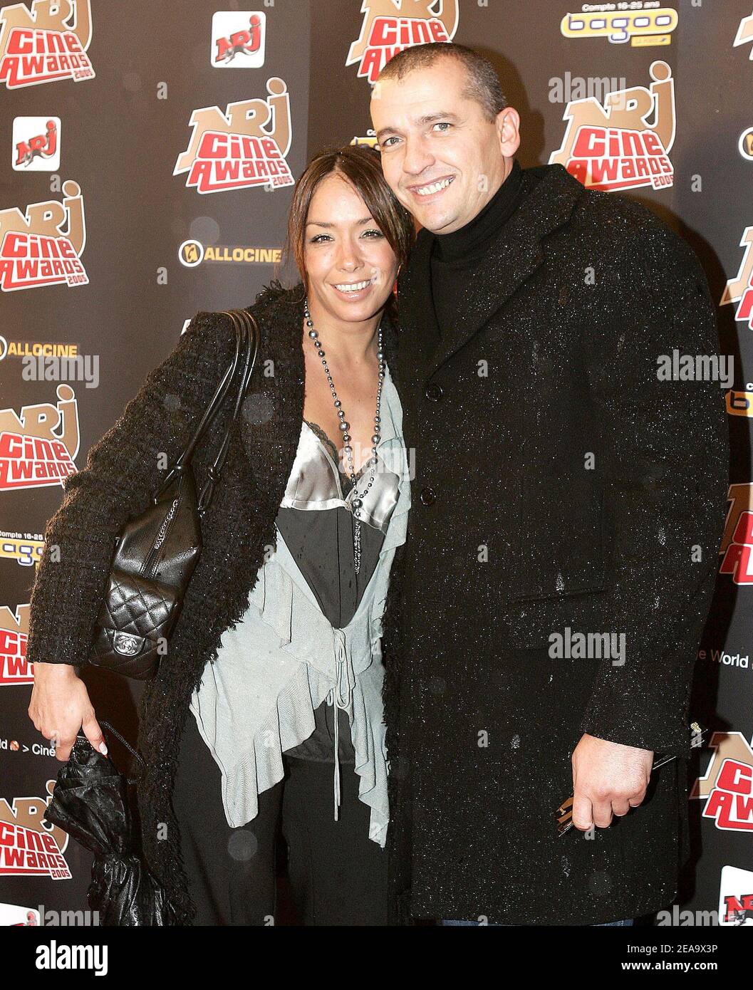 French humorist Maxime and girlfriend Virginie attend the French NRJ ...