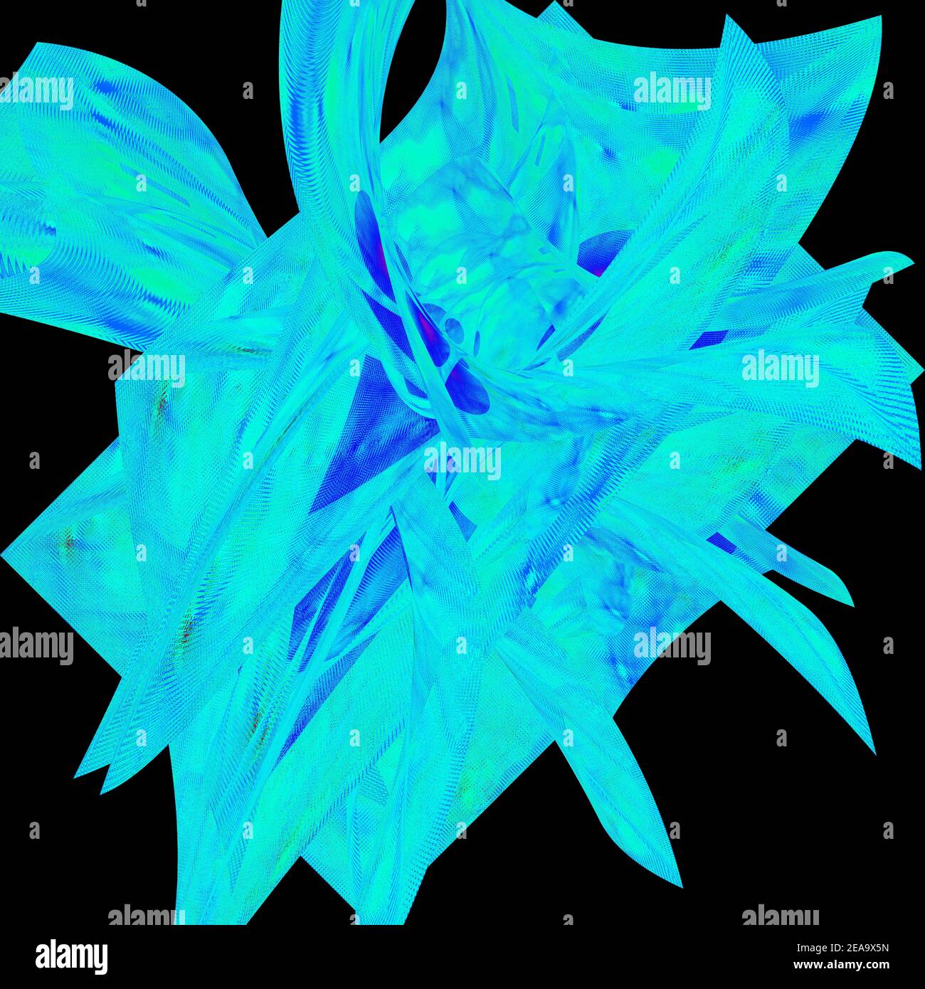 Crew art blue abstract on black background for original ideas and ...
