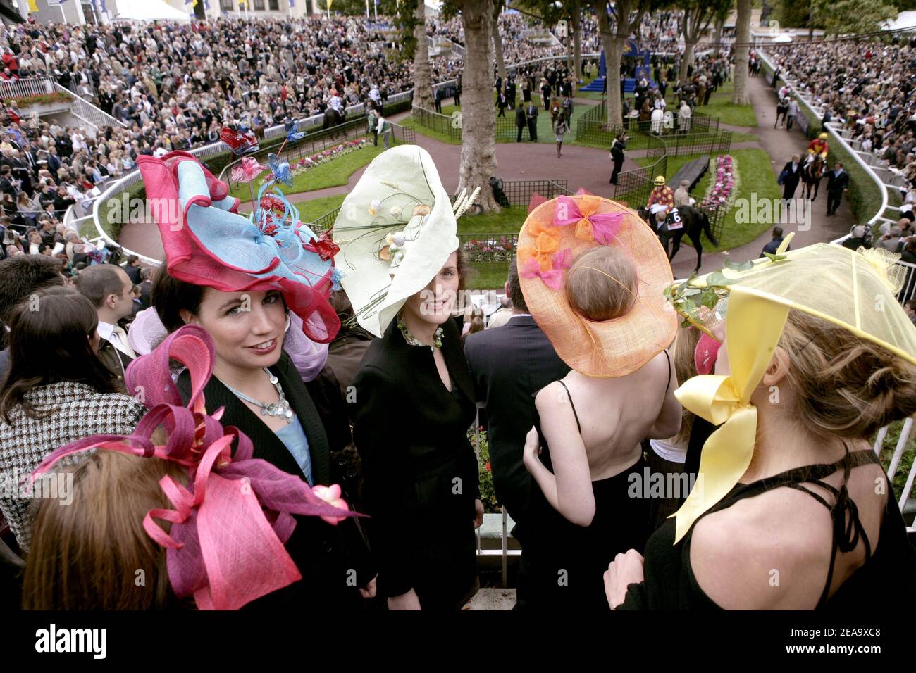 84th Prix de l'Arc de Triomphe horse race at the Longchamp race track ...