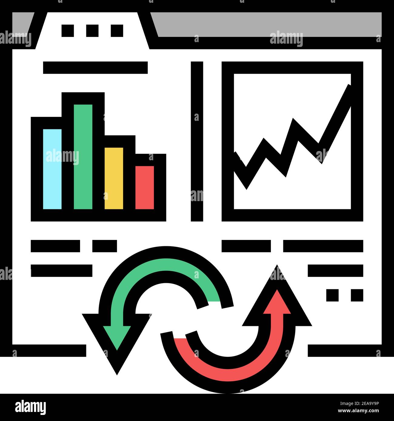 digital value converter color icon vector illustration Stock Vector ...