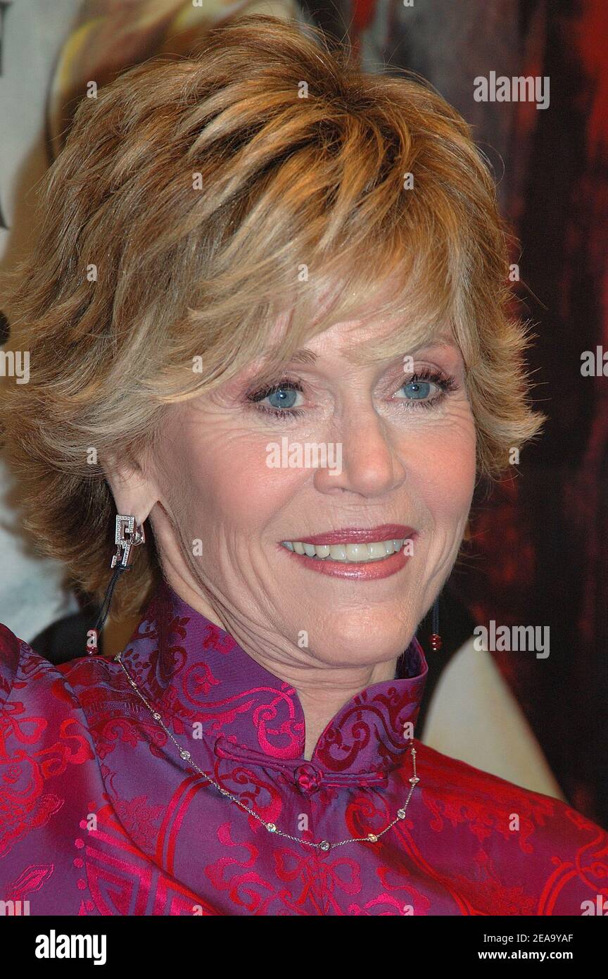 U.S. actress Jane Fonda, who was married to the late French director ...