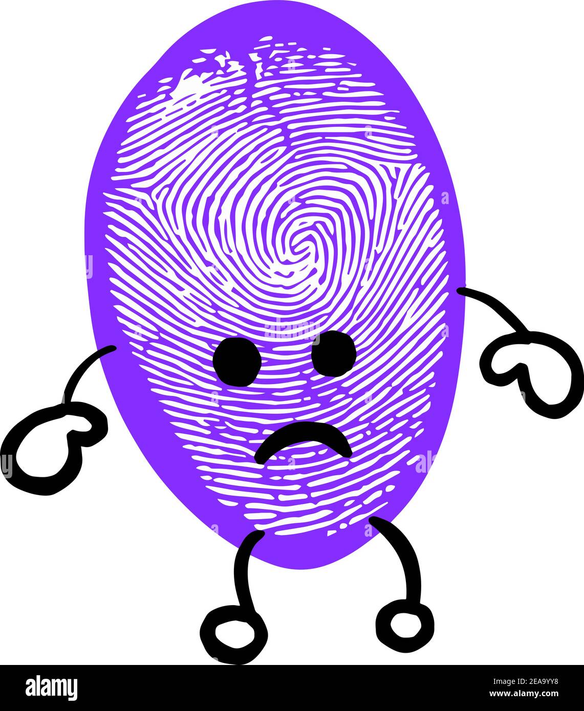 Thumb print face hi-res stock photography and images - Alamy